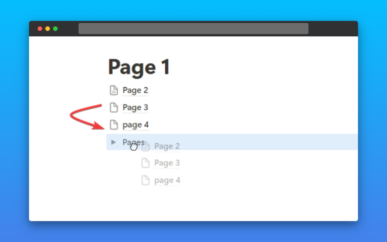 How to Hide Pages in Notion - Notion Tour