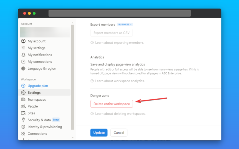 How to Create and Delete a Workspace in Notion - Notion Tour