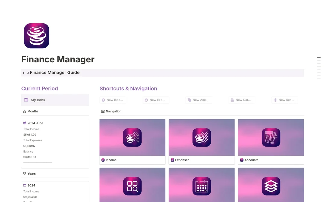 10 Best Notion Finance Templates to Manage Money - Notion Tour