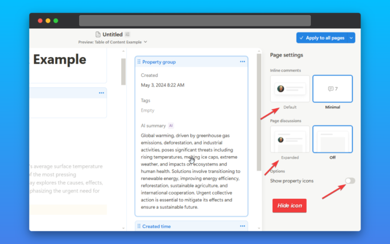 How To Customize Your Notion Page Layout Notion Tour 4812