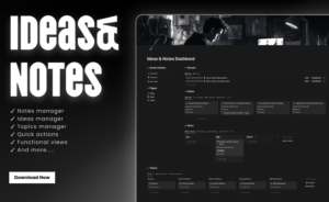 9 Best Notion Note-Taking Templates (Free/Paid) - Notion Tour