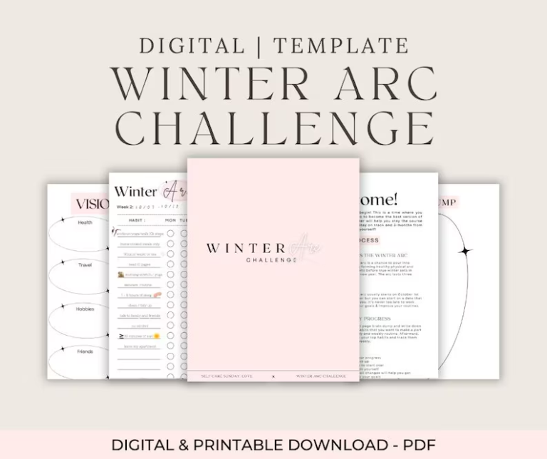 7 Best Winter Arc Templates - Our Picks - Notion Tour