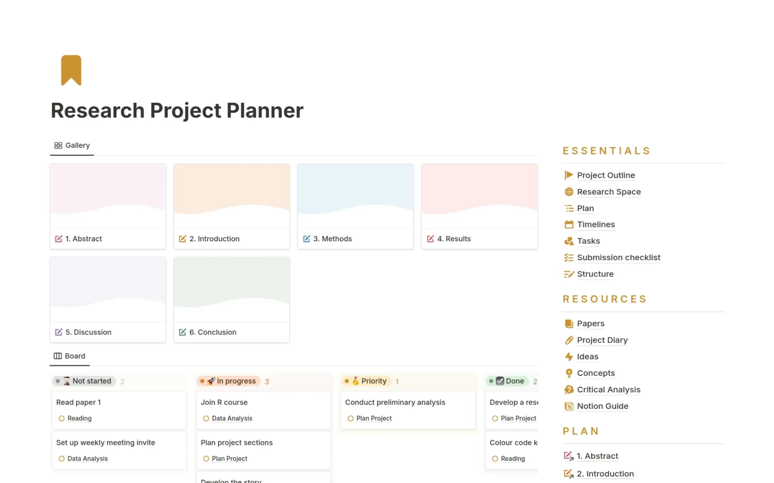 10 Best Notion Academy Research Template - Our Picks - Notion Tour