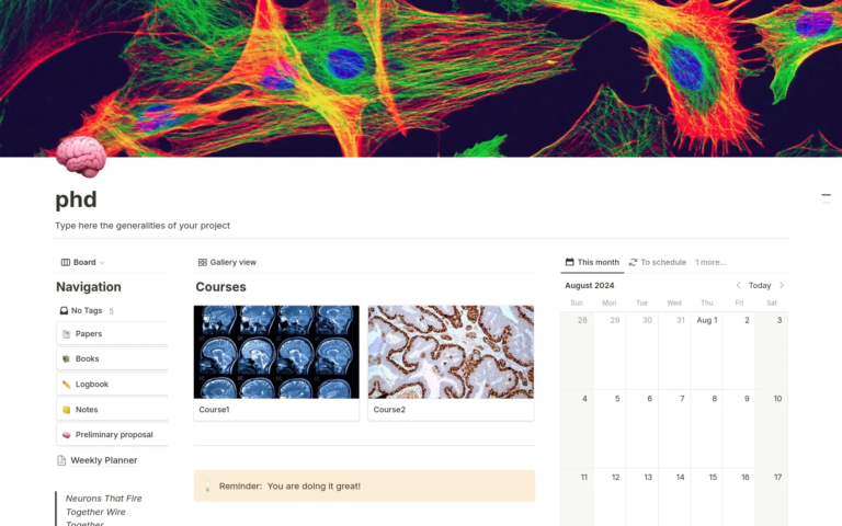 10 Best Notion Academy Research Template - Our Picks - Notion Tour